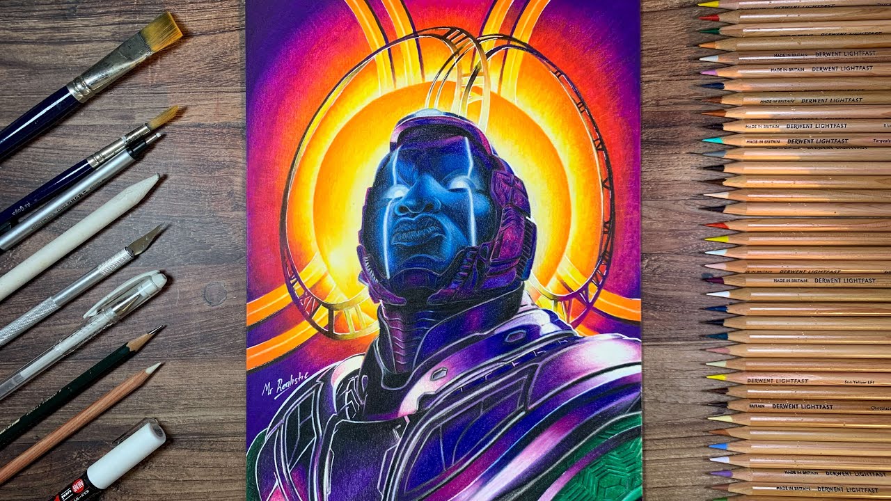 Drawing Kang the Conqueror Ant-man and the Wasp IN 7 MINUTES! - YouTube