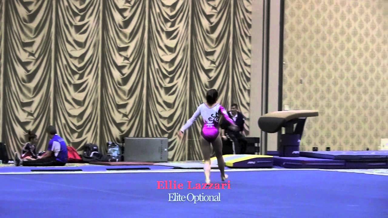 Las Vegas Elite Qualifier - Optionals - Ellie Lazzari - Floor - YouTube