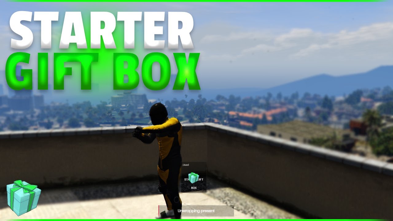 FREE QBCore Starter Gift Box Script Showcase - YouTube