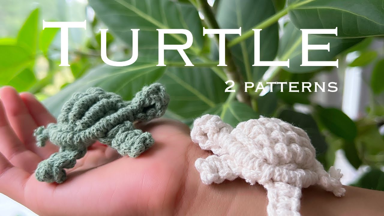 DIY Macrame Turtle | 2 patterns - YouTube