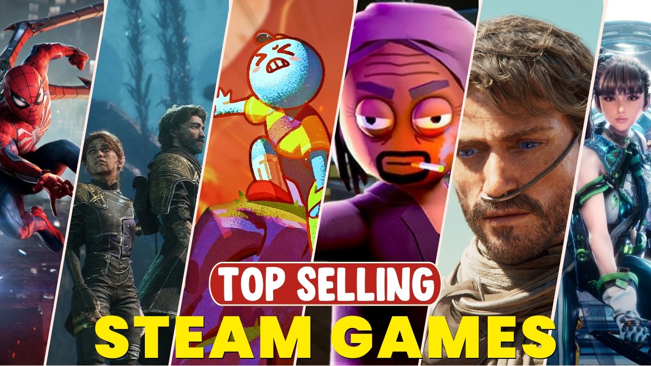 Top Selling Games on Steam in 2025 (So Far) - YouTube