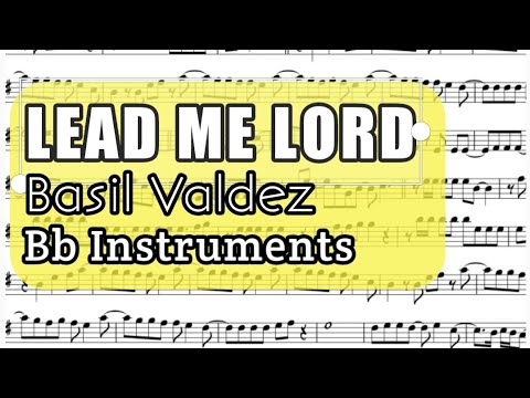 Lead Me Lord Bb Instruments Sheet Music Backing Track Play Along ...