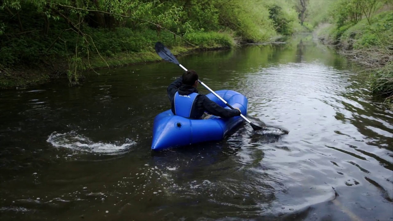 Packrafting in Hertfordshire, UK. IRON RAFT SELF-BUILD DIY PACKRAFT ...
