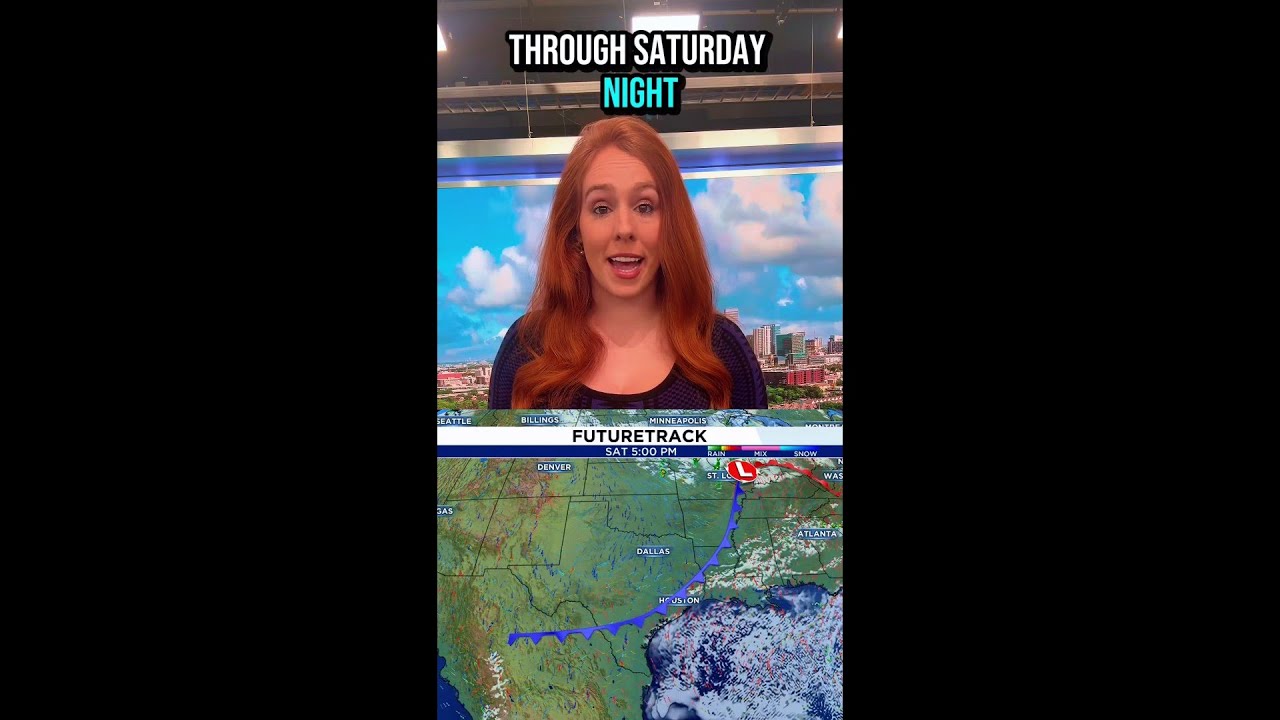 Freeze alerts are possible for SE Texas early next week! - YouTube