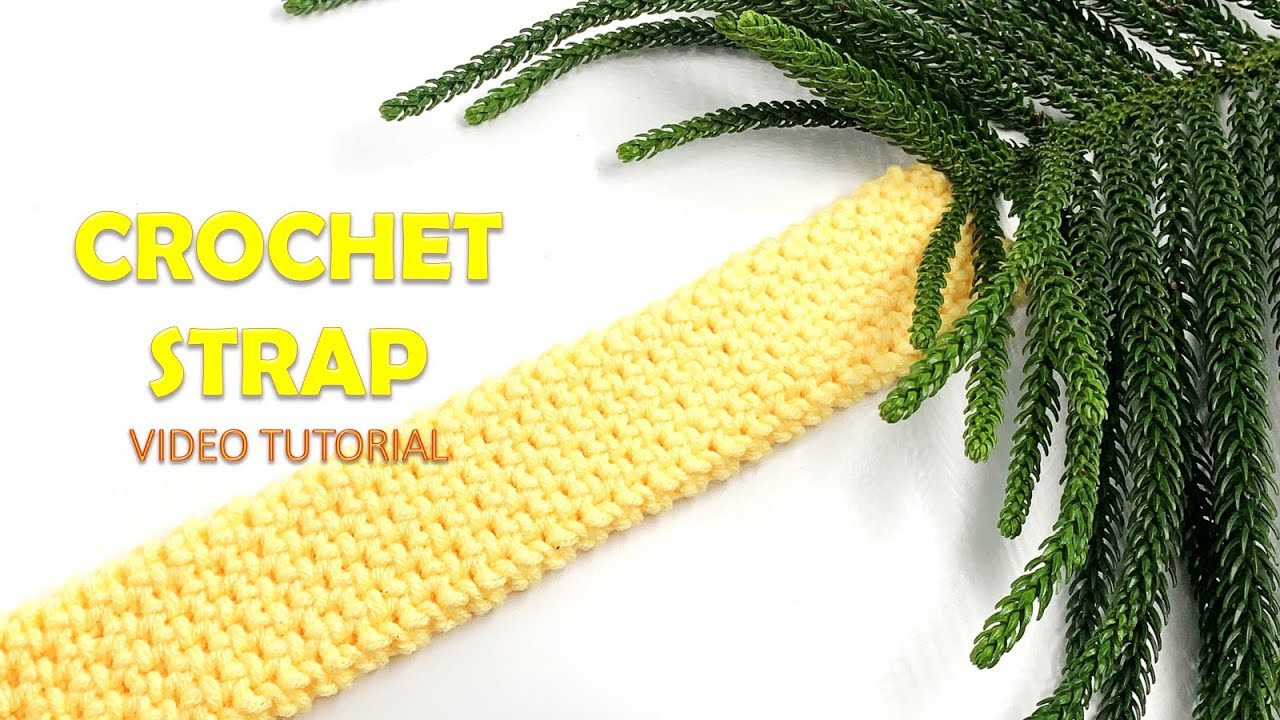 Easy Crochet Strap Pattern Tutorial | Perfect Accessory for Bags ...
