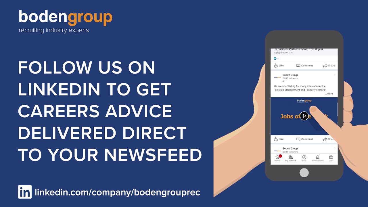 Boden Group: Follow Us on LinkedIn - YouTube
