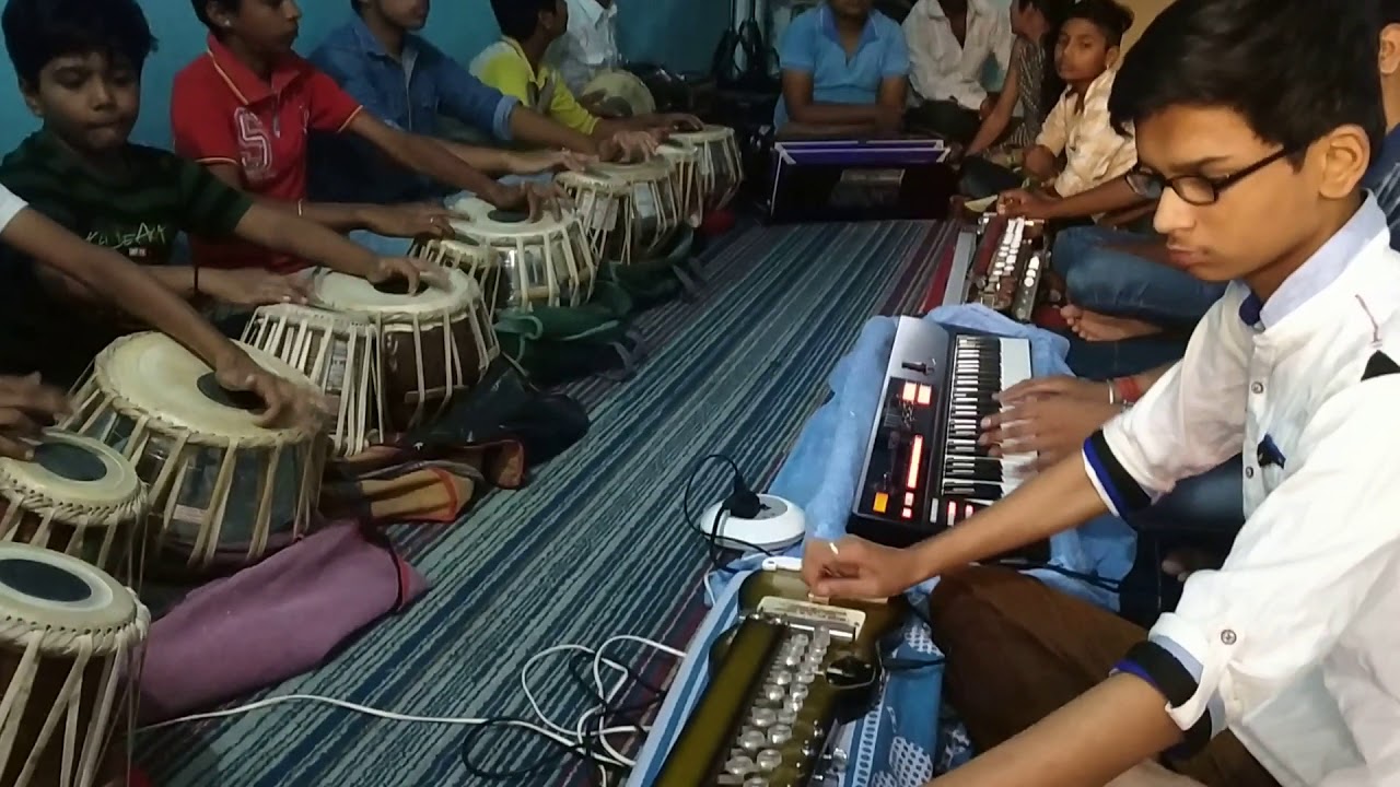 Nagma on synthesizer and banjo with Tabla - YouTube