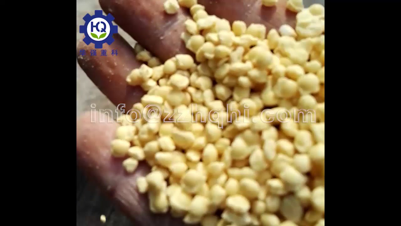 Sulphur granule making machine sulfur granulator - YouTube