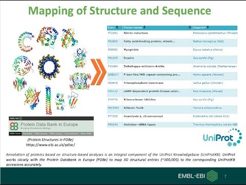 Protein Structures and their features in UniProtKB - YouTube