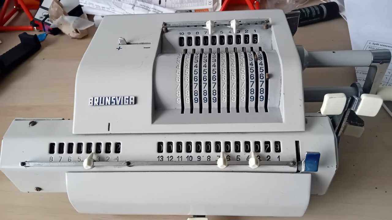 This 1960s Calculator Is Amazing! (Mechanical Calculator Unboxing ...