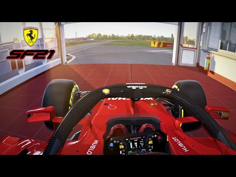 Scuderia Ferrari SF21 Sainz ONBOARD Shakedown at Fiorano Test Track | F1 2021 | #AssettoCorsa