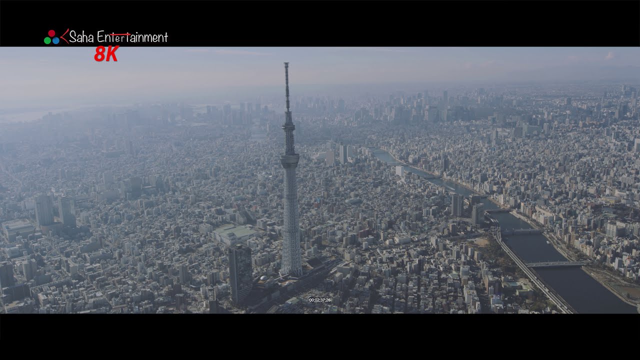 [8K60P] 2020 Tokyo Aerial in 8K Shot on RED 東京空撮 - YouTube