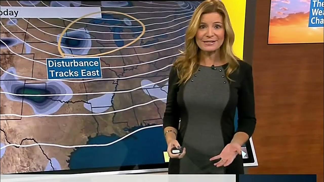 Jen Carfagno - The Weather Channel - 120721 Black and Grey Dress - Easy ...