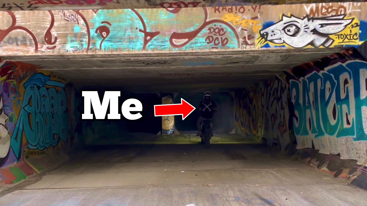 Exploring Las Vegas Tunnels On My Nicot E-Beast - YouTube