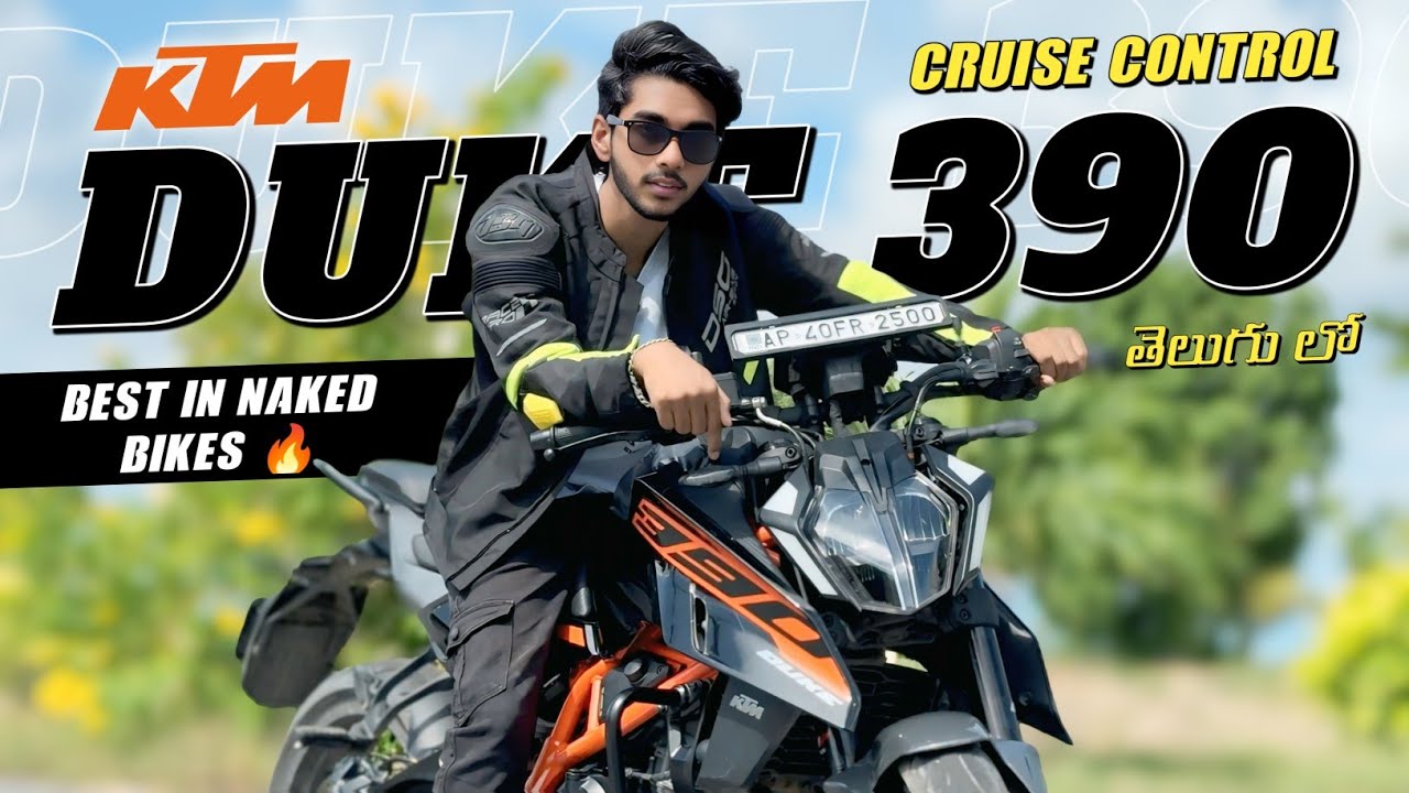 NEW KTM DUKE 390 CRUISE CONTROL VERSION | DETAILED REVIEW IN TELUGU ...