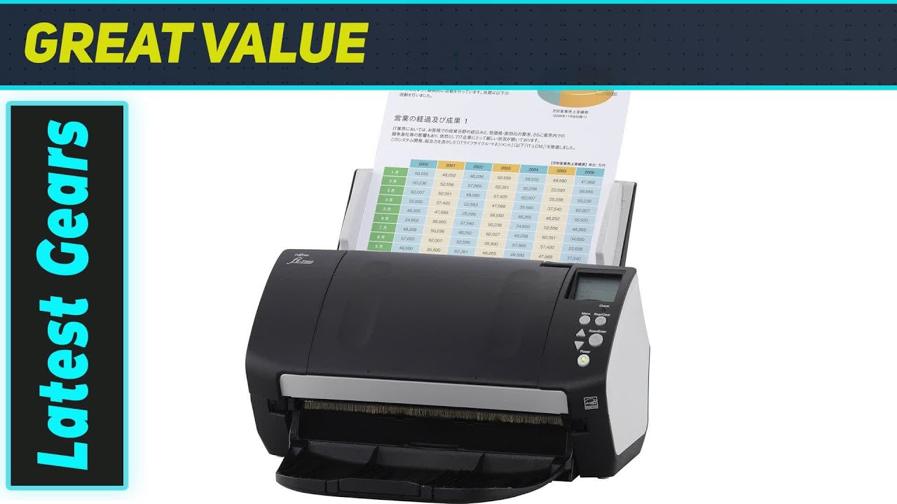 FUJITSU FI-7160: The Ultimate Document Scanner for Efficiency? - YouTube
