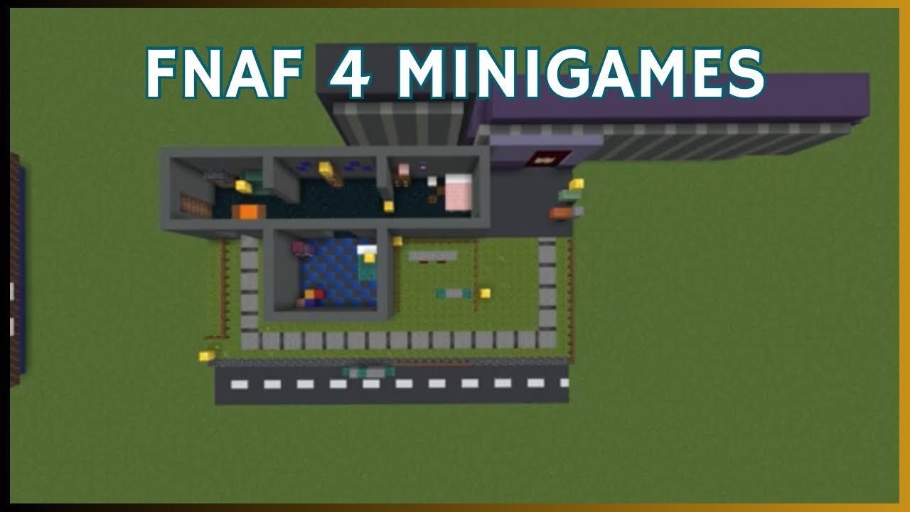 How To Make FNAF 4 Minigames! (Minecraft Tutorial) - YouTube
