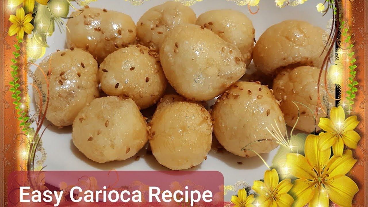 Easy Carioca Recipe (Sugar Coated Glutinous Rice Balls) - Easy dessert ...