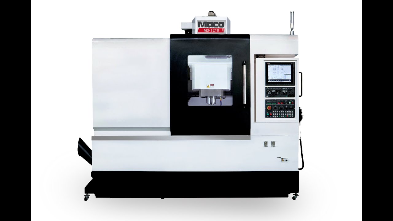 M3 1210 CNC HIGH-SPEED BRIDGE TYPE MILLING MACHINE - MACO Taiwan - YouTube