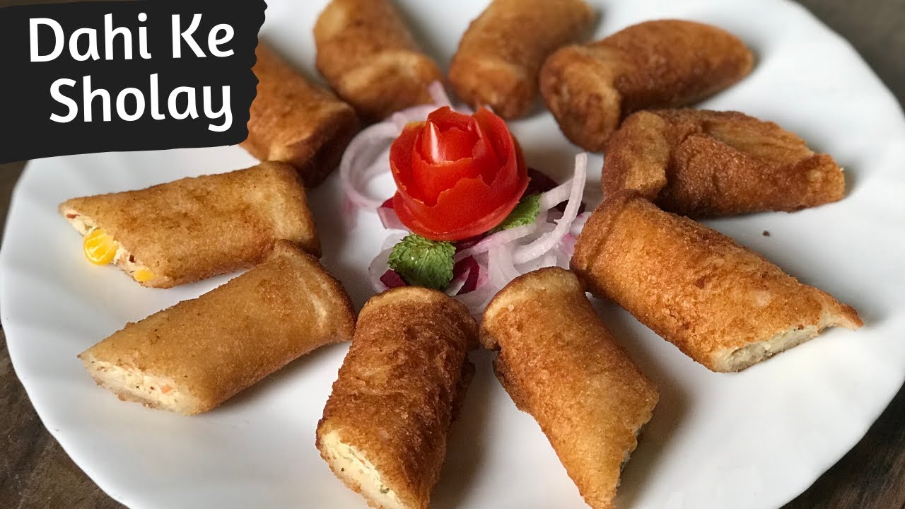 DAHI KE SHOLAY| Delhi Street Food Style Recipe| Best Evening Snack ...