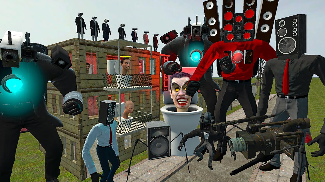 NEW MECHA CAMERAMAN & SPEAKERMAN BOSSES VS SKIBIDI TOILET ARMIES ...