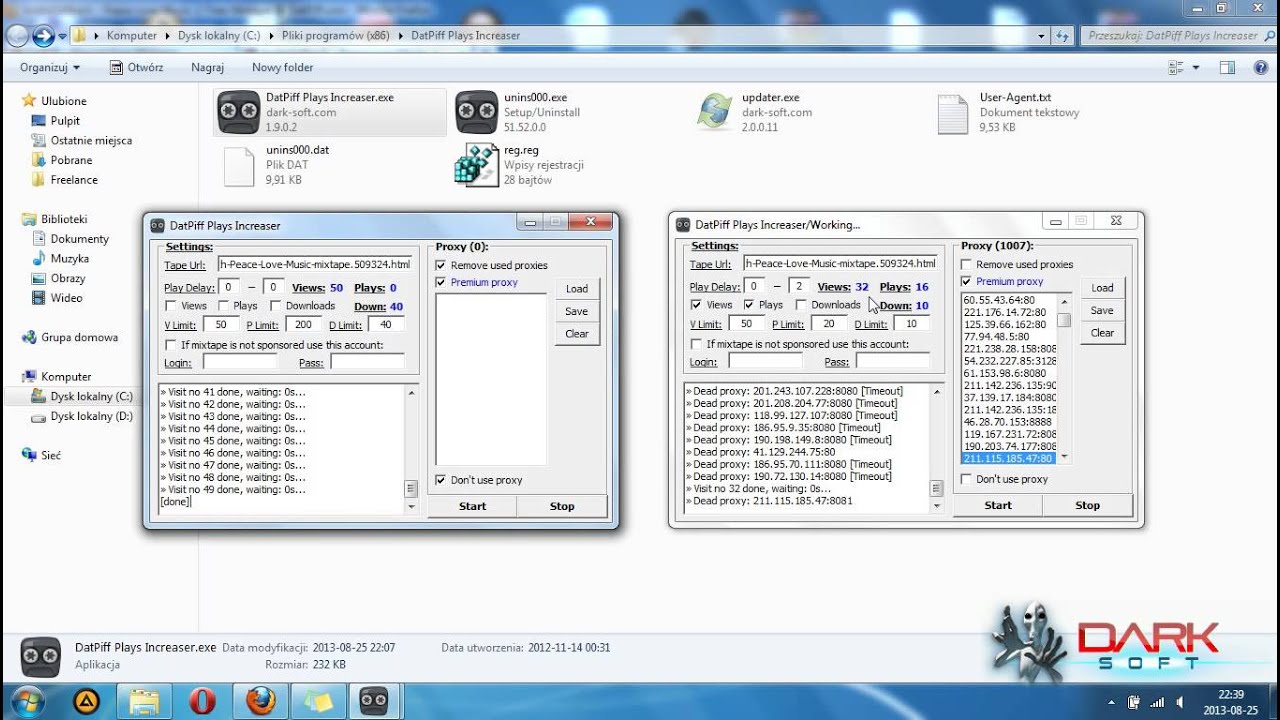 DatPiff Plays Increaser bot, add views, streams and downloads - YouTube