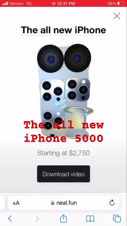 The all new iPhone 5000 #viral - YouTube