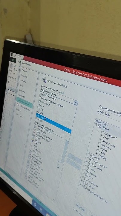 Add new tab (Menu bar) in MS Excel। @uscomputertechnic17 #shorts #msexcel #computer - YouTube