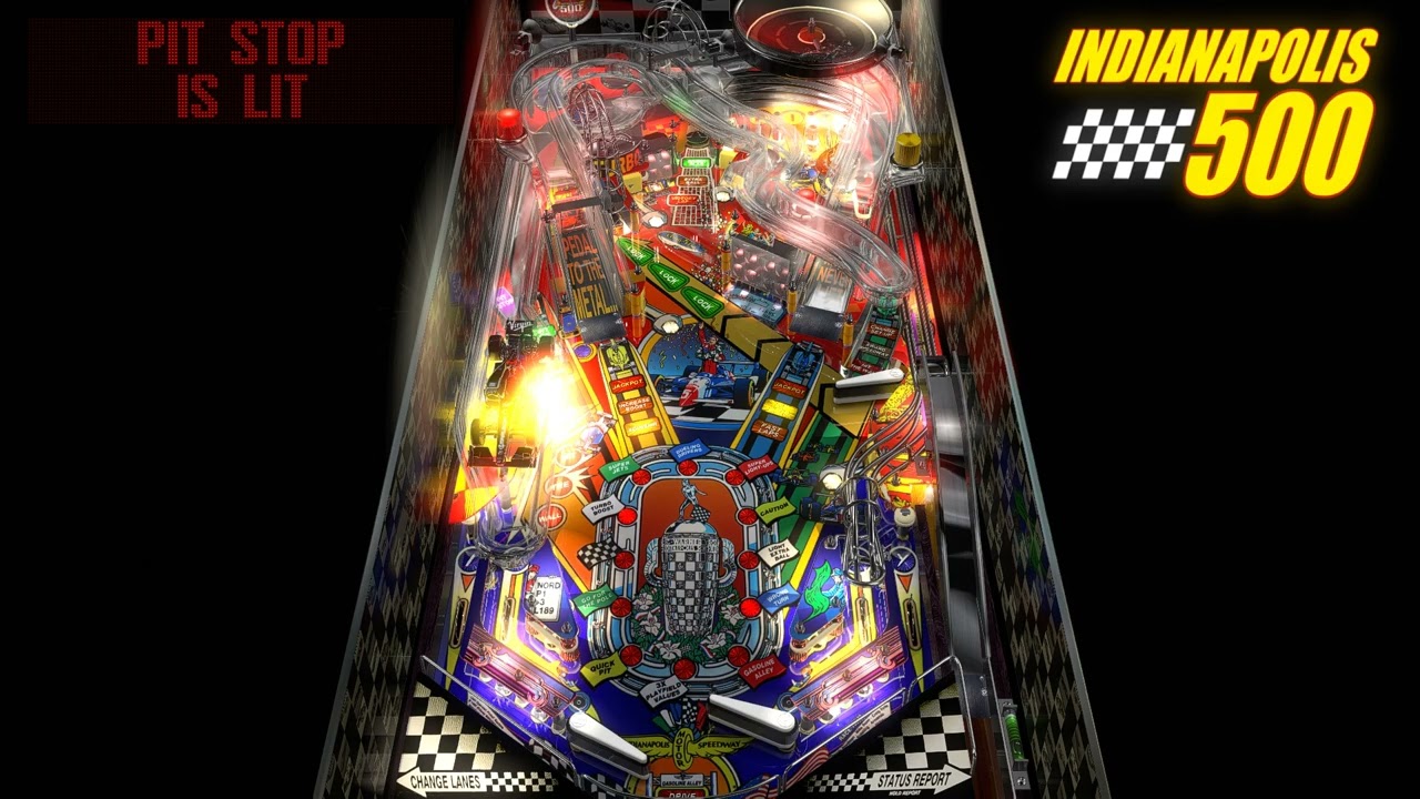 Indianapolis 500 (Bally 1995) Pinball VPX - YouTube