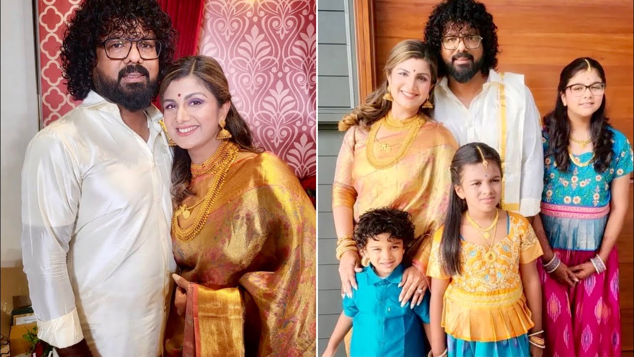 Actress Rambha @ her Family Function🥰with Kids & Relatives~நடிகை ரம்பா ...