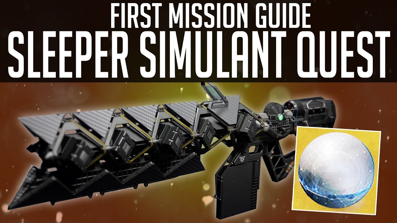 Destiny SLEEPER SIMULANT EXOTIC QUEST! Part 1 (Destiny Taken King ...