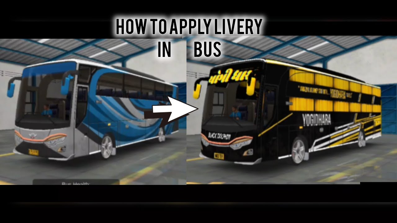 how to apply livery in bus tutorial video - YouTube