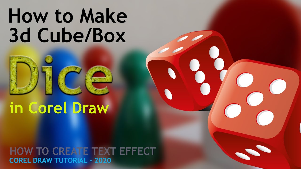 How to Make 3D Dice In Corel Draw| Tutorial - YouTube