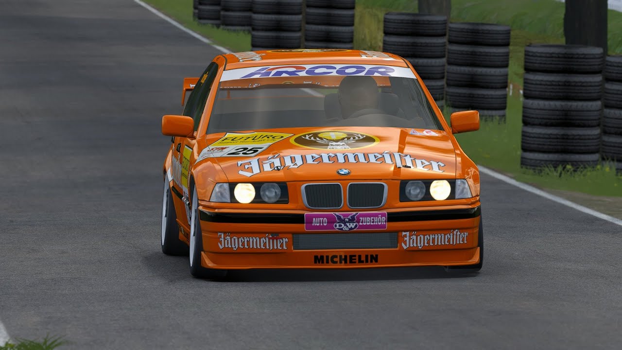 Assetto Corsa Borgloh Hillclimb Bmw E36 M3 Race Car Youtube