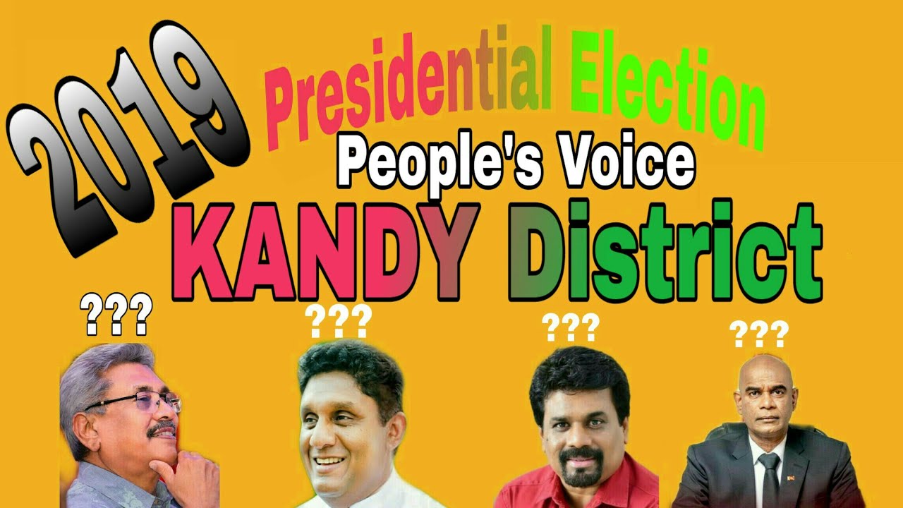 Presidential election 2019 ( kandy ) - YouTube