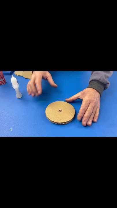 What happens if we attach cardboard to the grinding machine - YouTube