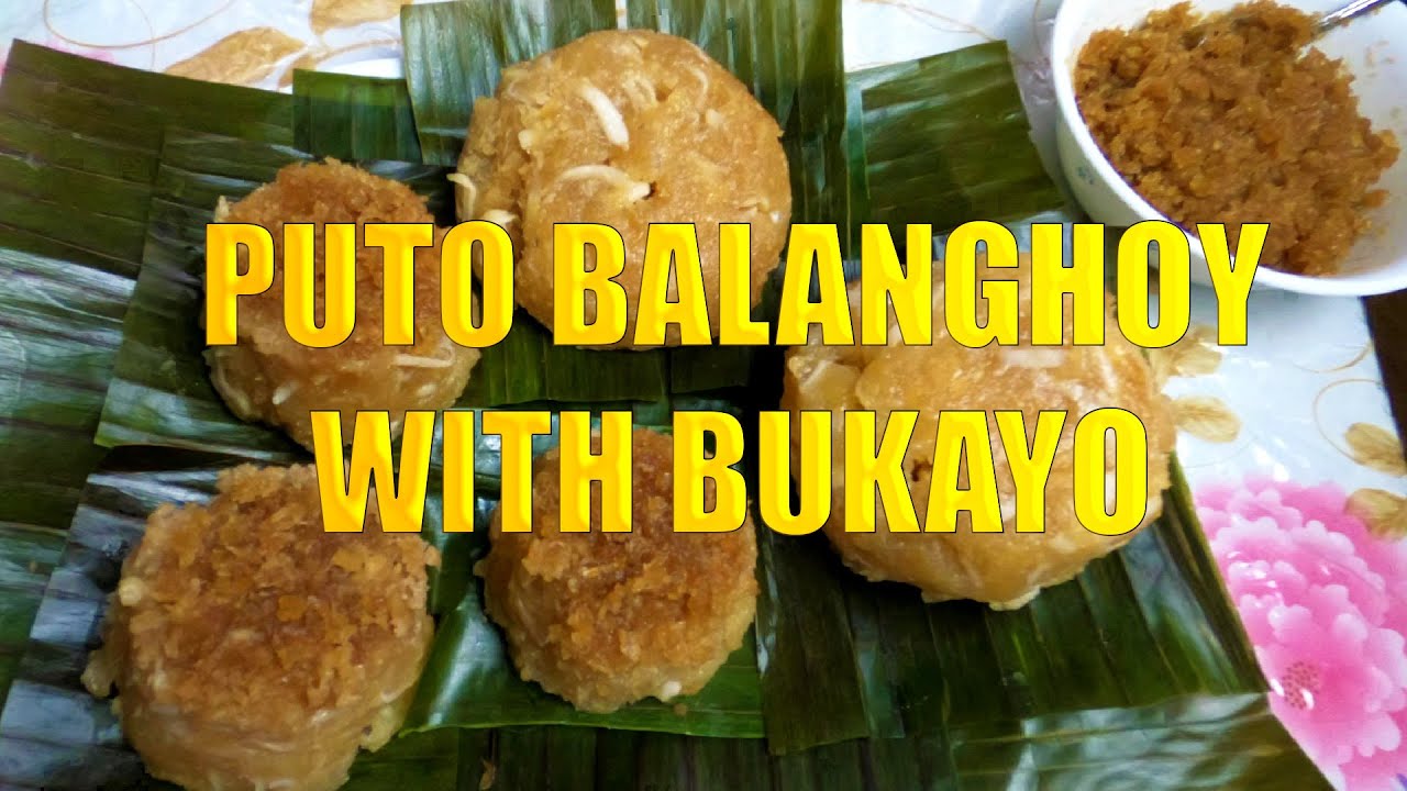 Putong Balanghoy with Bukayo (Steamed Cassava with coconut) - YouTube