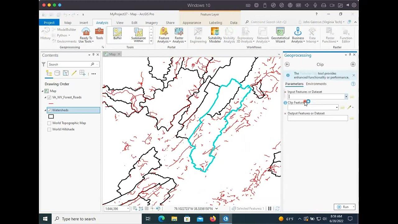 arcGISpro clip - YouTube