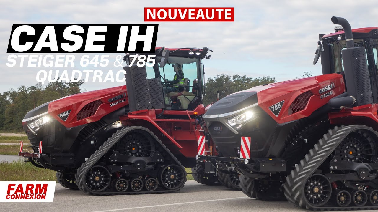 Testdrive des CASE IH Quadtrac 785 & 645 à 42 km/h - YouTube