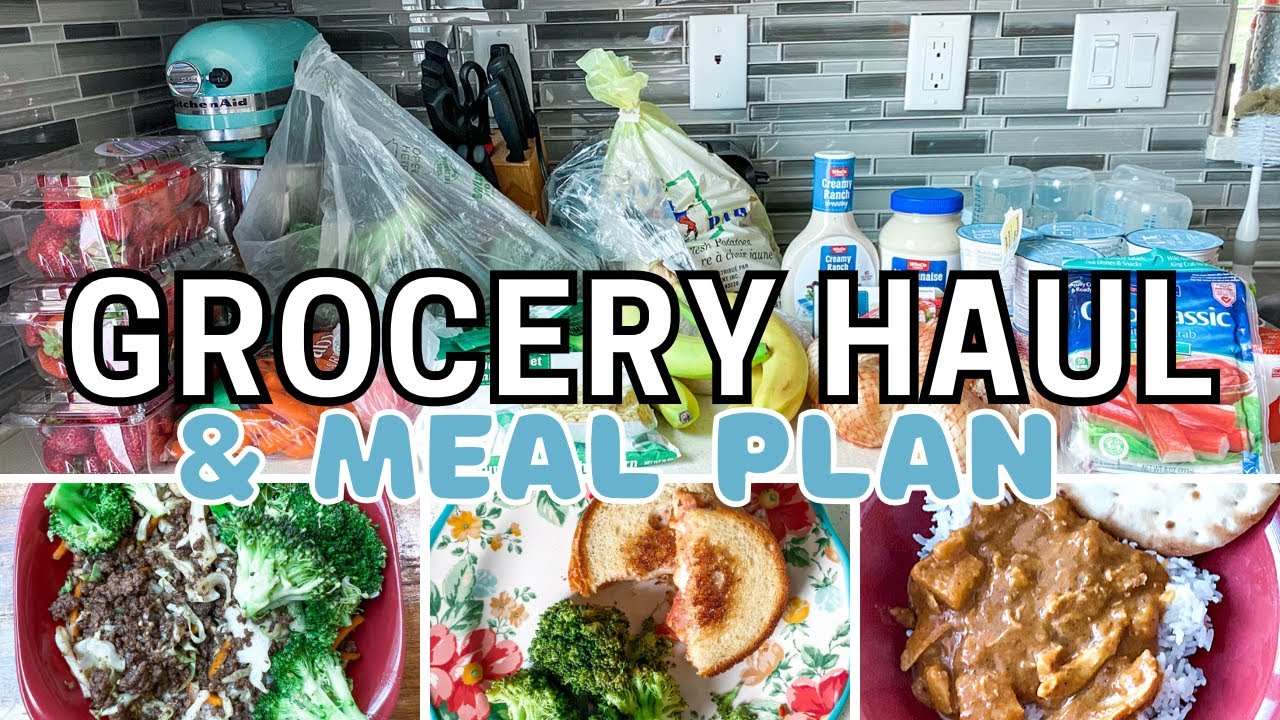 Meal Plan & Grocery Restock on a Budget! | EASY DINNER IDEAS - YouTube