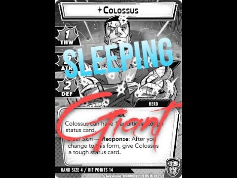 X-Men Revisited - Colossus; Sleeping Giant. Deck tech + gameplay. Marvel Champions LCG. - YouTube