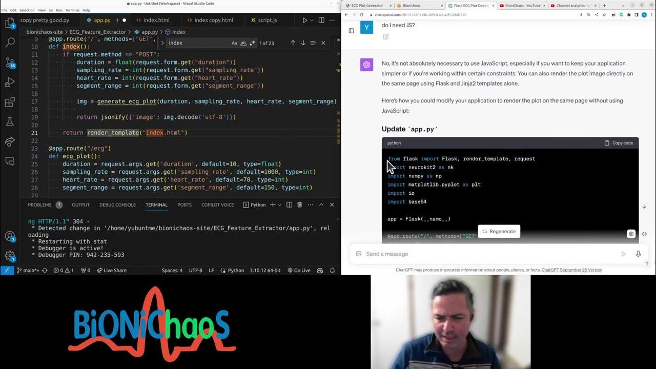 ECG Signal Feature Extraction Part 3 | Biomedical Data Analysis | Open-Source Web-App Dev. - YouTube