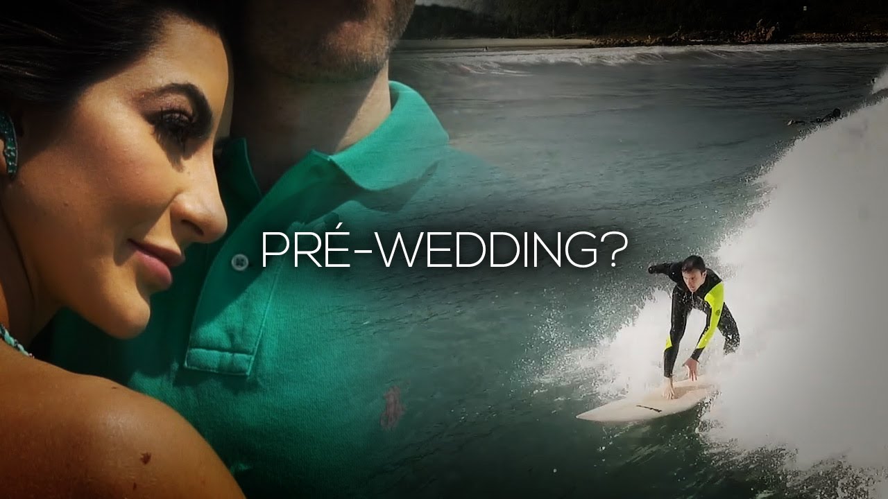 Surfando na Praia do Rosa no Pré-Wedding - Rafa e Migs - YouTube