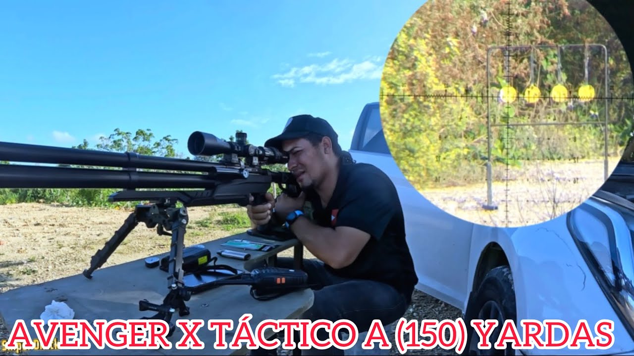 MIRA COMO ETIQUETAMOS EL AVENGER X TACTICO A (150) YARDAS - YouTube