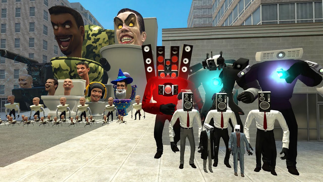 ALL CAMERA MAN BOSSES they set up an ambush for SKIBIDI TOILET, NEW ...