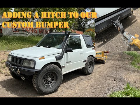E15- Adding A Hitch (receiver) To Our Custom Geo Tracker Bumper, Suzuki ...