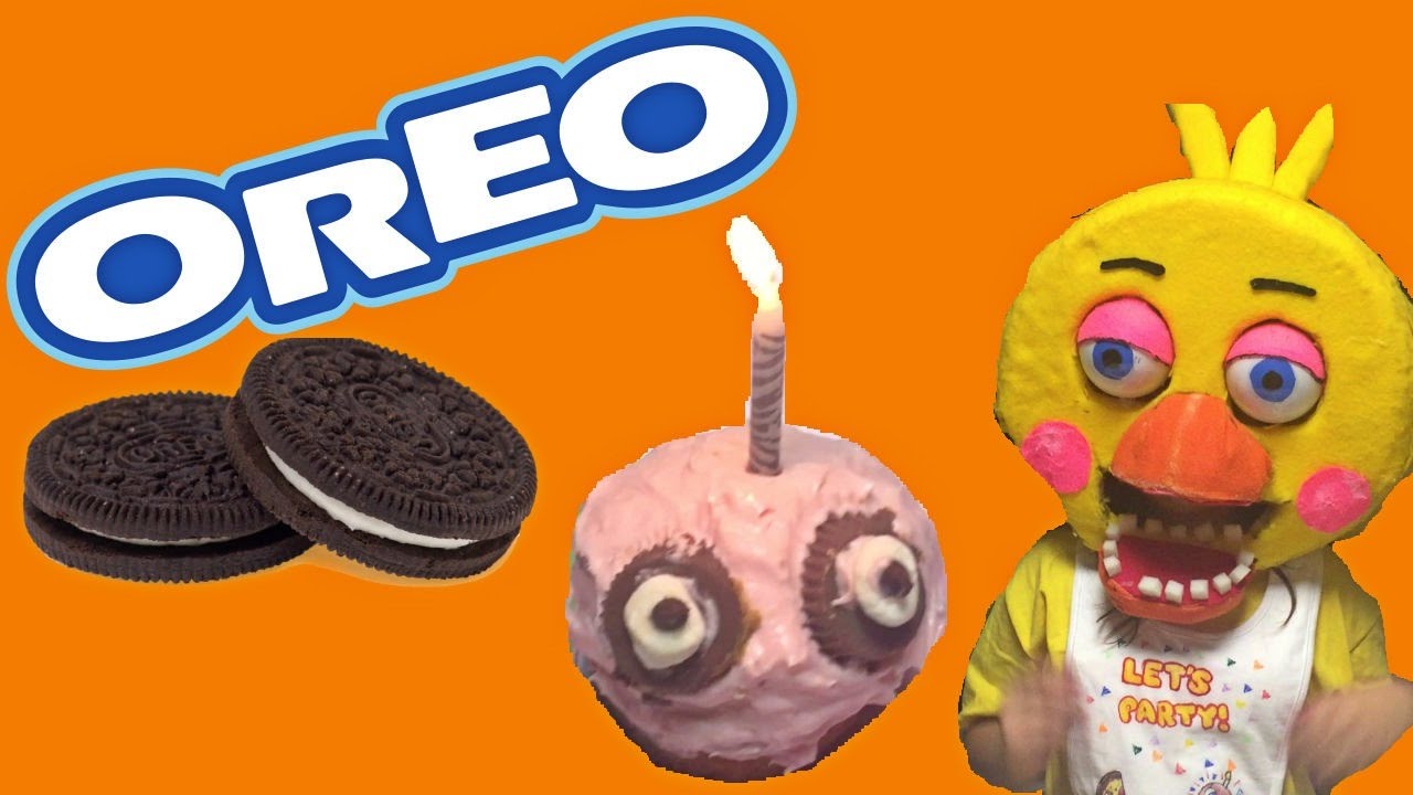 DIY Five Nights at Freddy's Chica CUPCAKE, CARL the Cupcake TASTY OREO ...