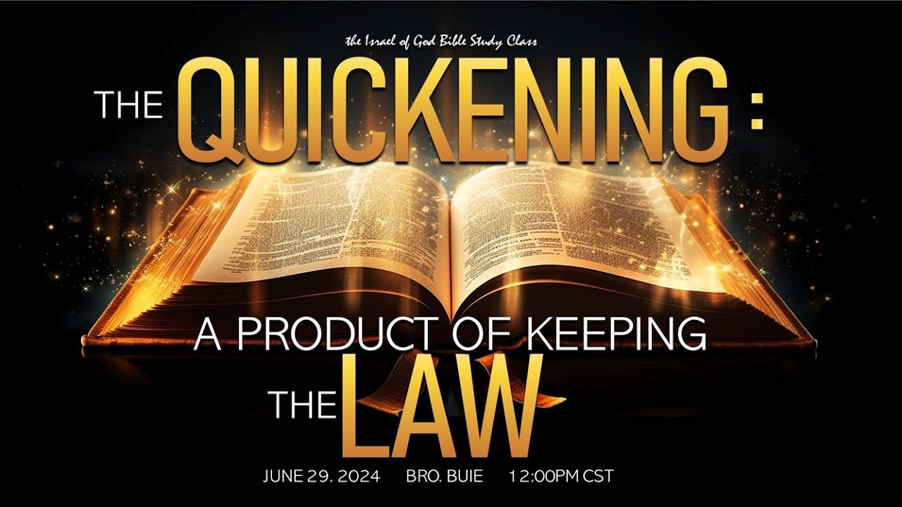 IOG - "The Quickening: A Product of Keeping The Law" 2024 - YouTube
