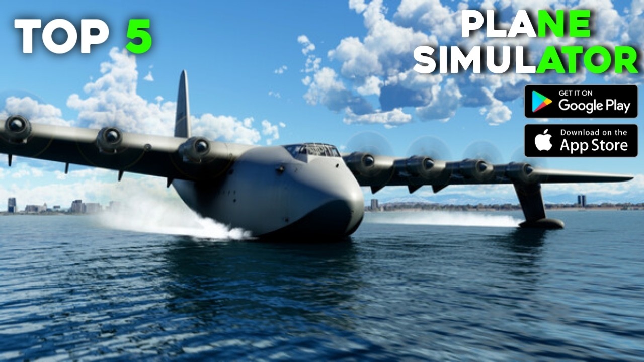 5 Best PLANE Simulator MOBILE Games || - YouTube