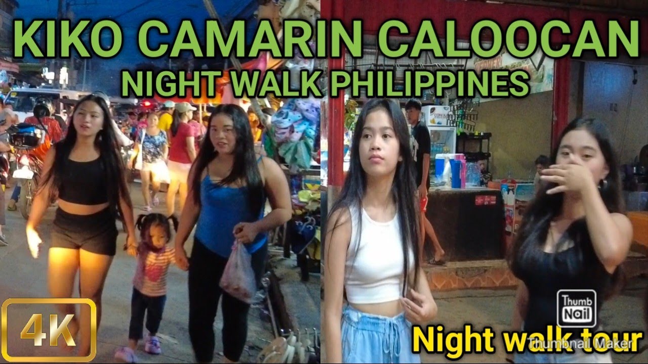 Night Life Scene in Camarin|Walking Busy Night in Kiko Camarin Caloocan ...
